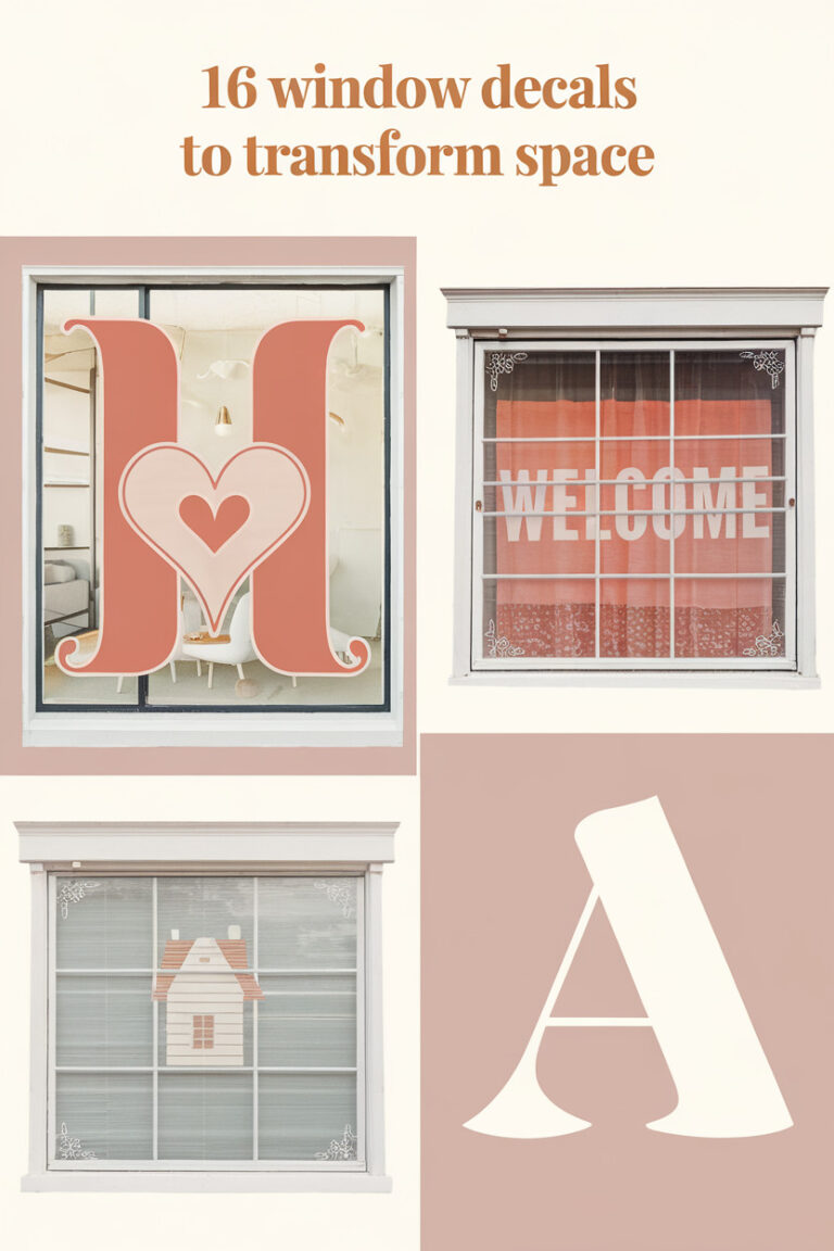 16 Quick Window Decals to Transform Your Space into a Colorful ...