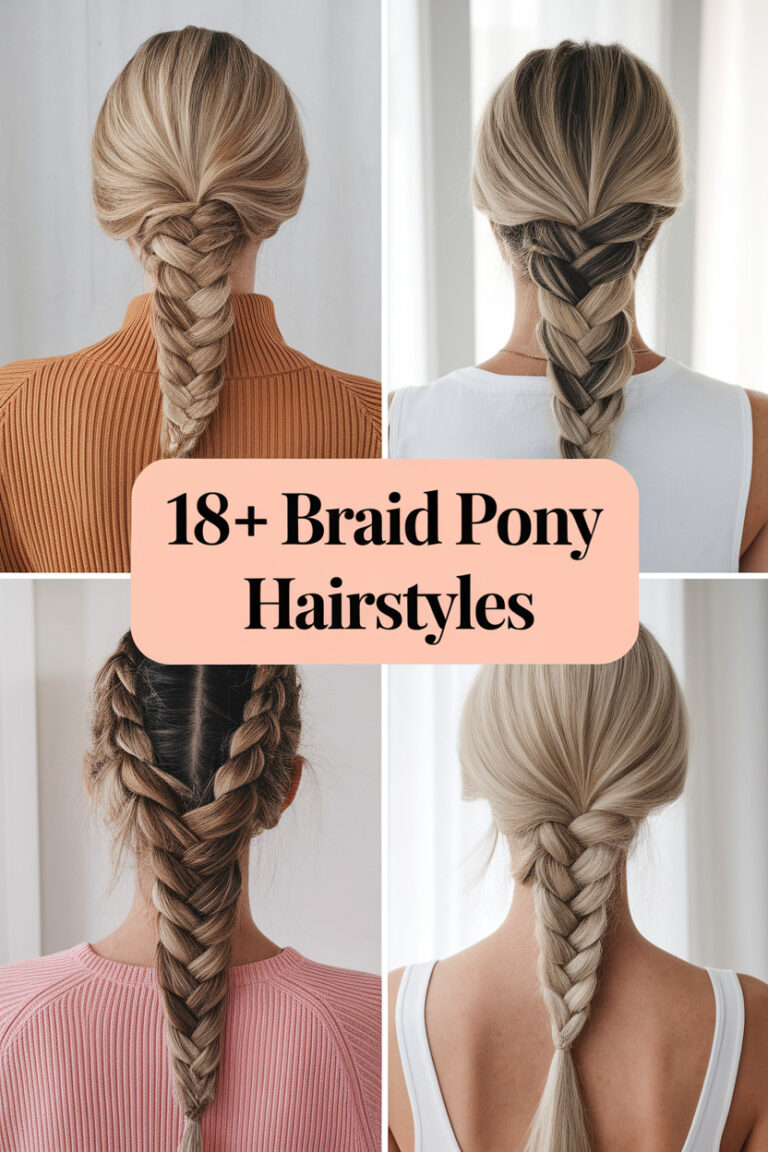 18+ Popular Braid Pony Hairstyles to Inspire Your Look – Hingga.com