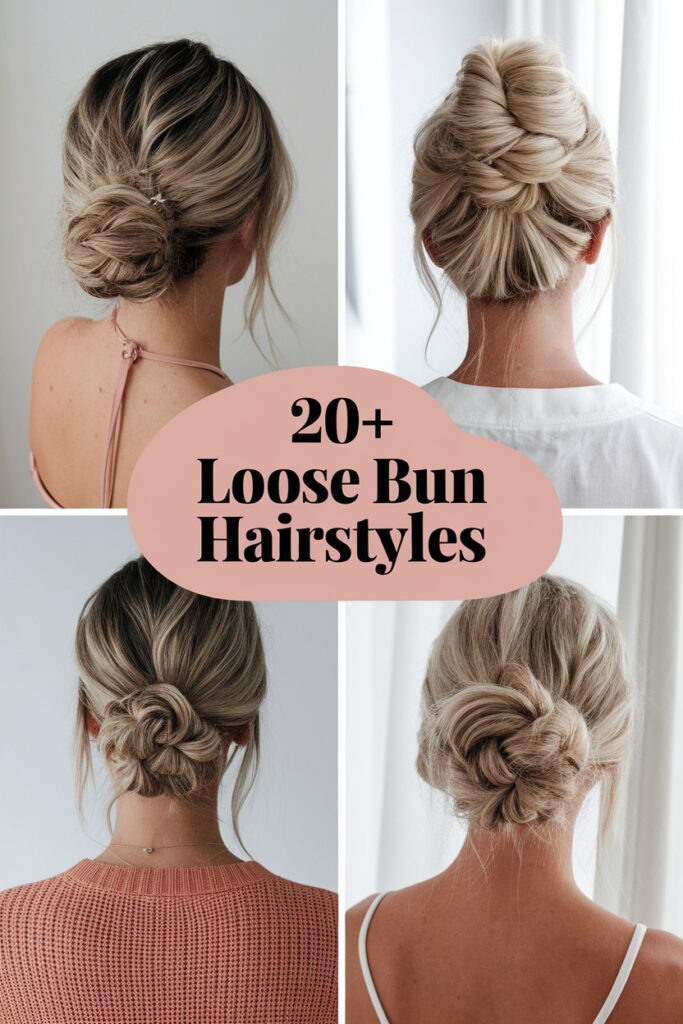 20+ Stunning Loose Bun Hairstyles to Inspire Your Look – Hingga.com