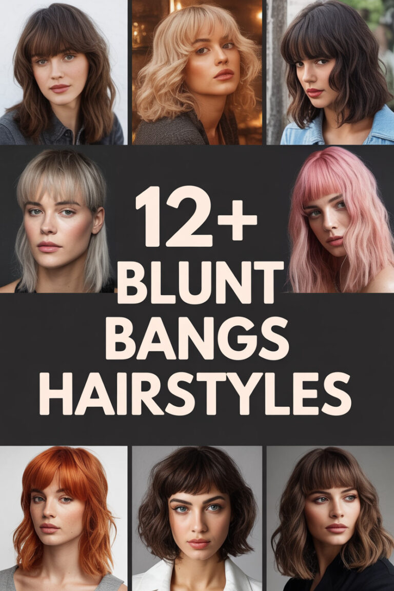 12+ Notable Blunt Bangs Hairstyles to Inspire Your Look – Hingga.com