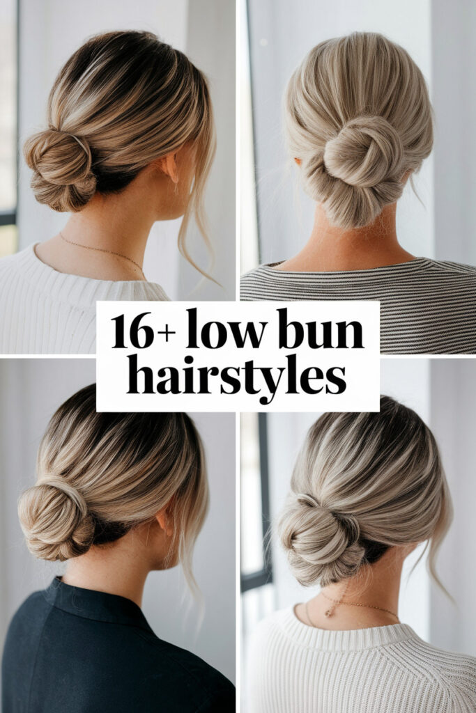 16+ Charming Low Bun Hairstyles to Try Today – Hingga.com