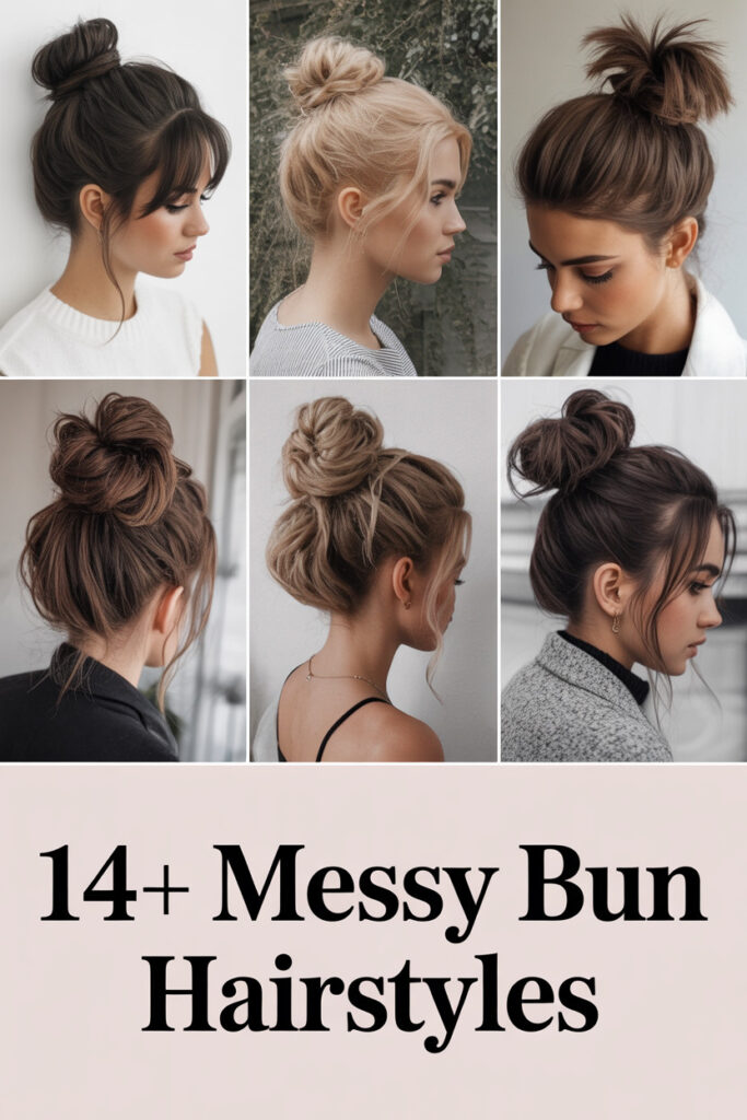 14+ Popular Messy Bun Hairstyles to Inspire Your Look – Hingga.com