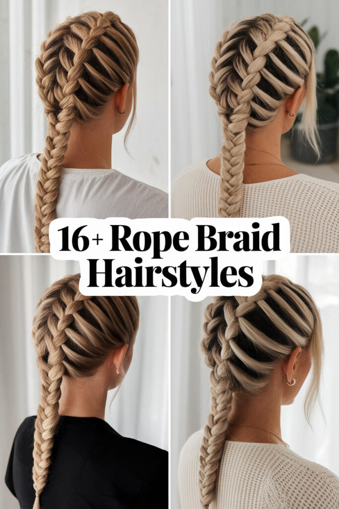 16+ Amazing Rope Braid Hairstyles to Inspire Your Next Look – Hingga.com